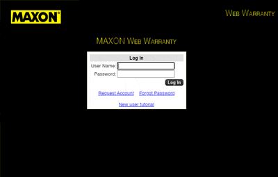 MAXON Web Request Guidelines | Maxon Lift